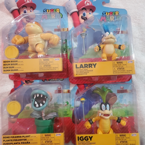Nintendo | Toys | Nintendo Super Mario Action Figures Boom Boom Larry ...